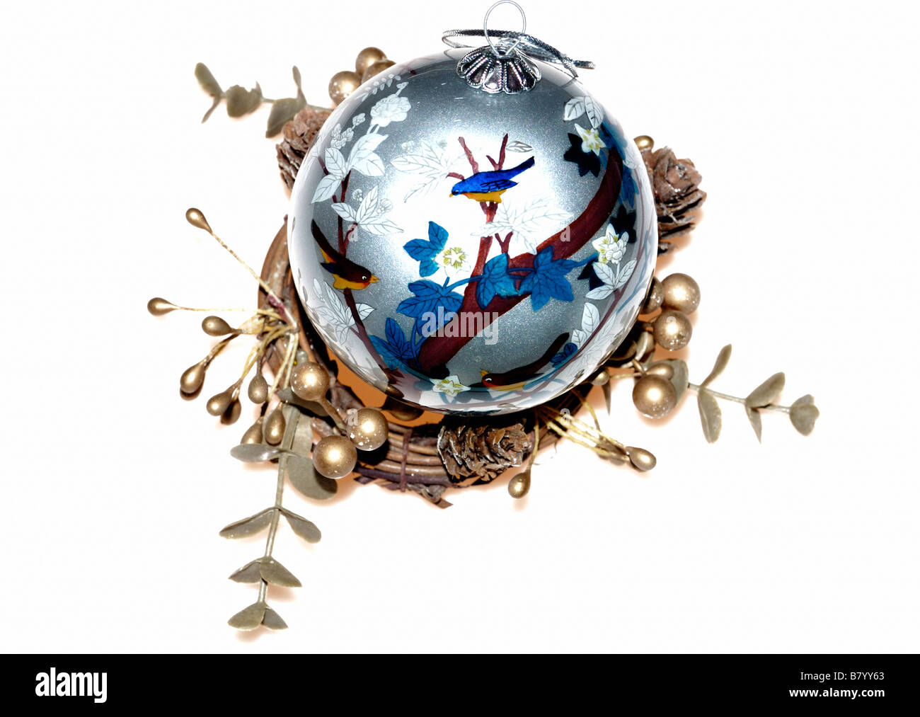 Christmas tree in hand Cut Out Stock Images & Pictures - Alamy
