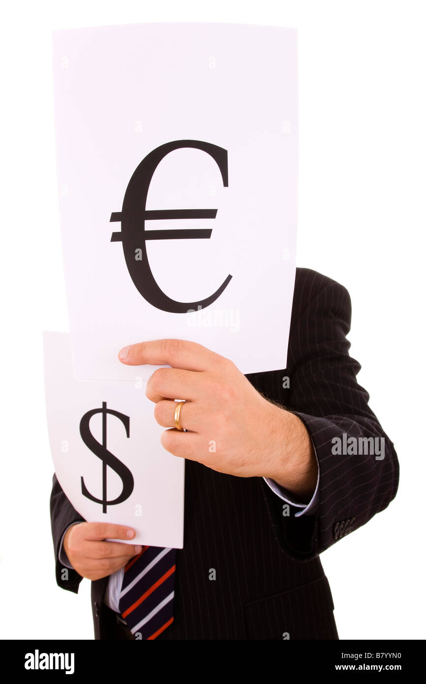 the money expert businessman selective focus Stock Photo - Alamy