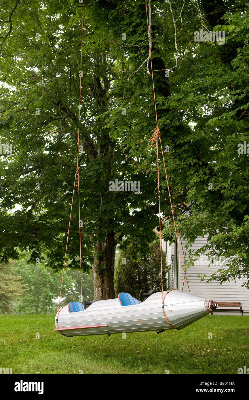 A rope swing designed to look like a space ship Stock Photo - Alamy