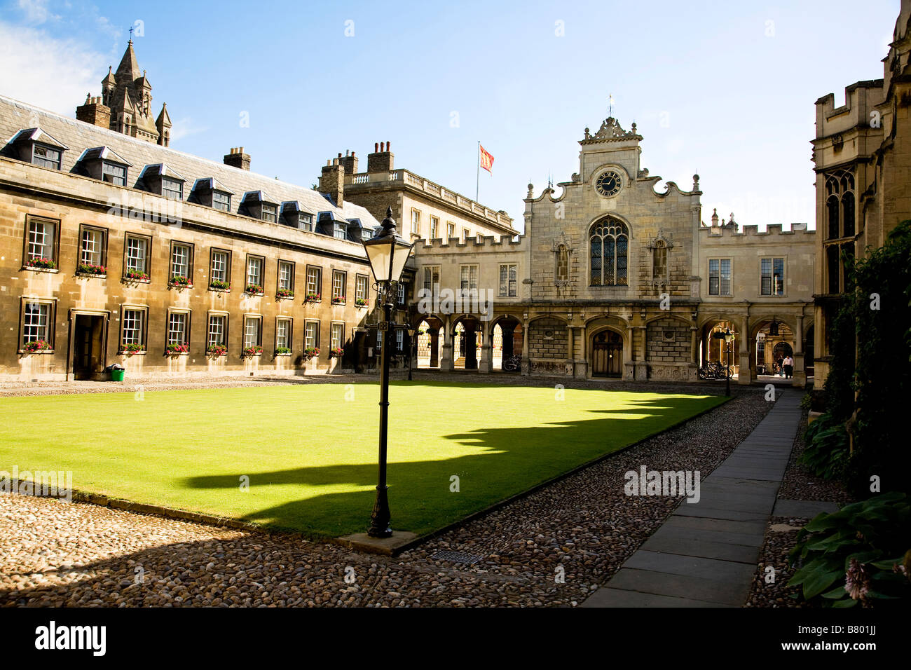 Peterhouse College Cambridge chapel court Stock Photo: 22128922 - Alamy