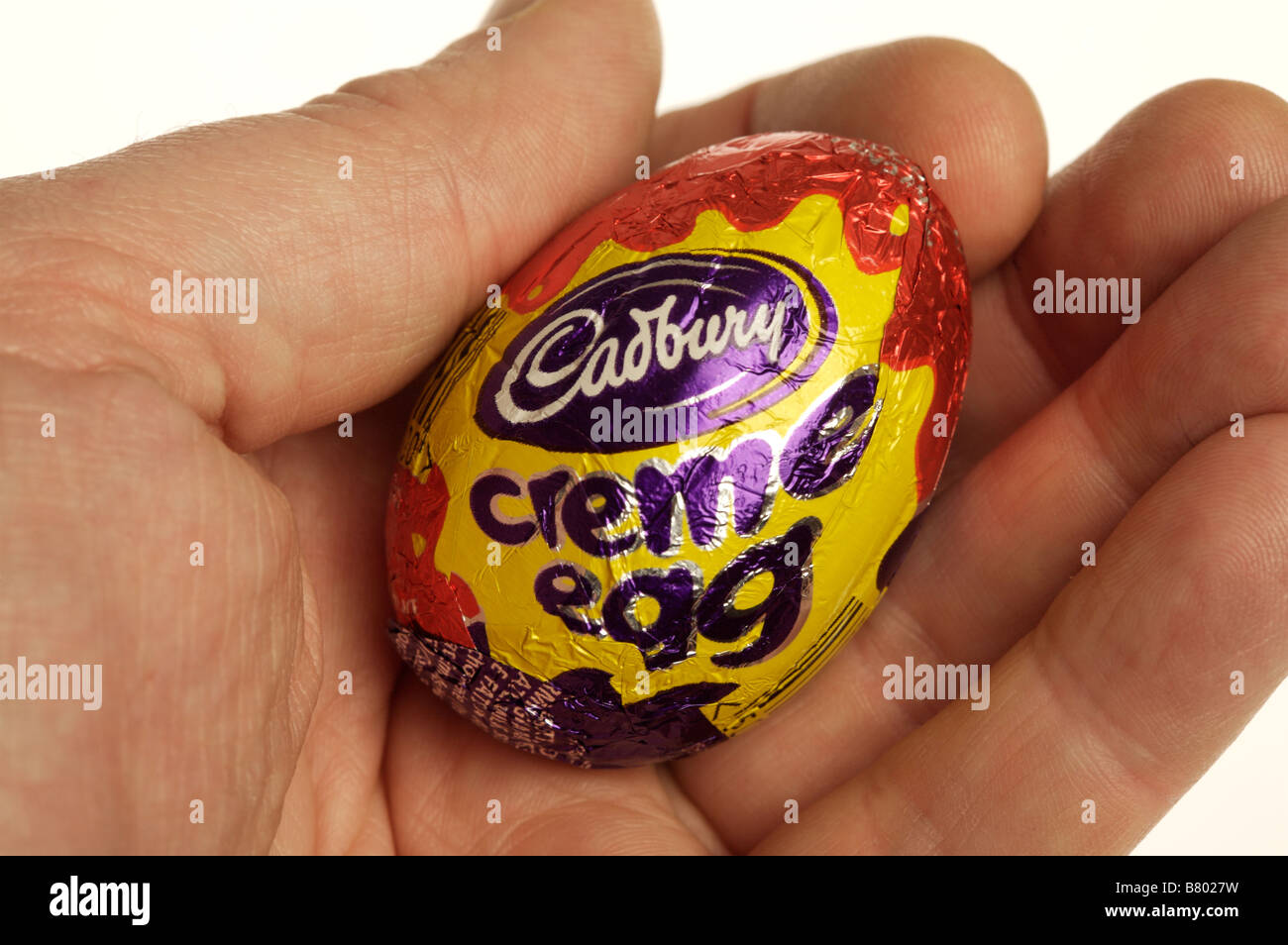 A cadbury's creme egg Stock Photo - Alamy