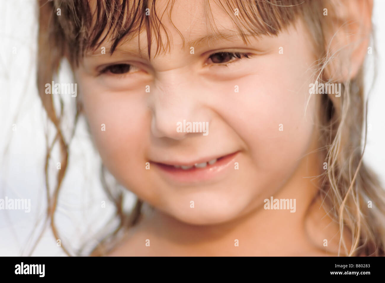 portrait of a young girl, facial expressions Stock Photo - Alamy