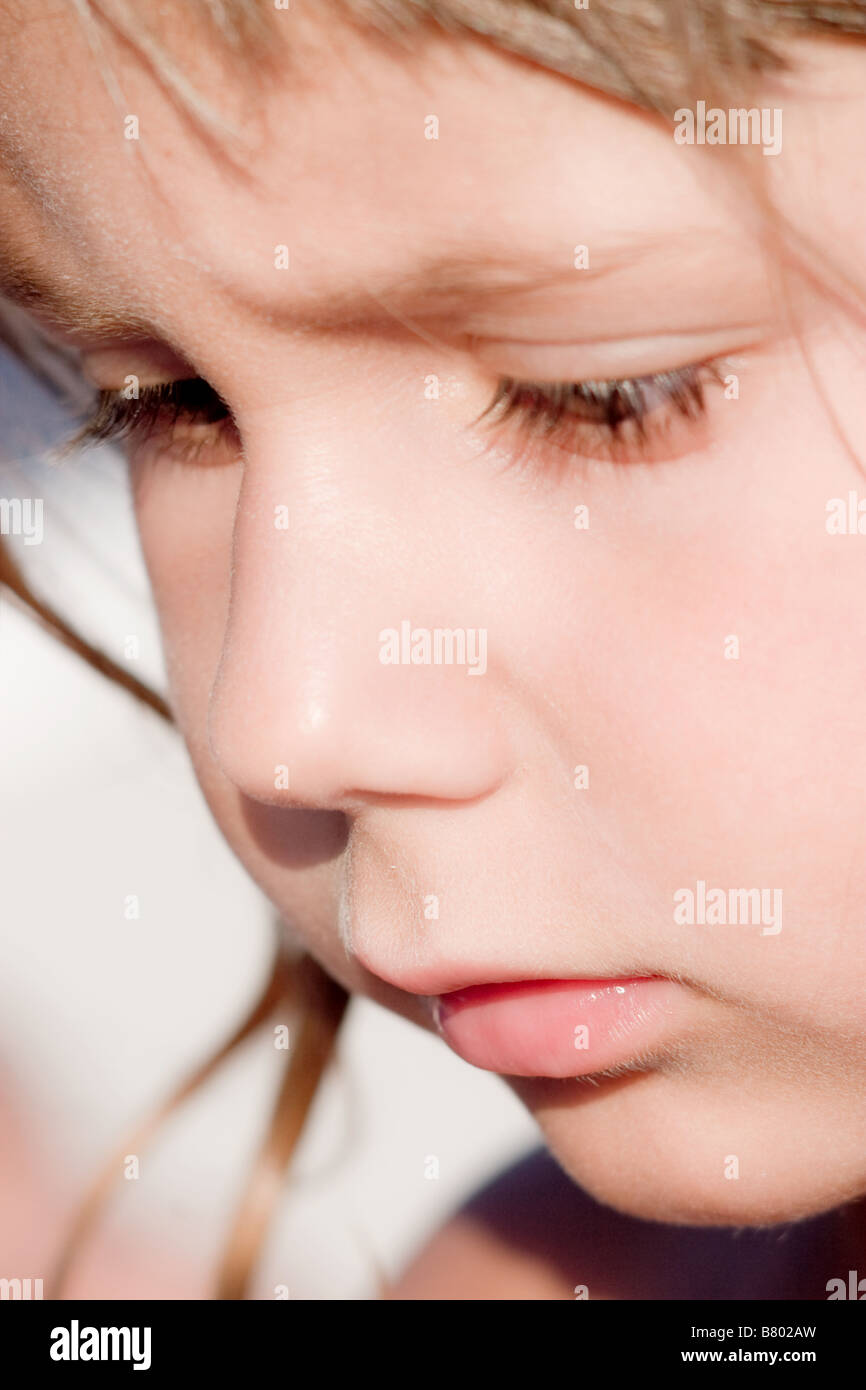 portrait of a young girl, facial expressions Stock Photo - Alamy