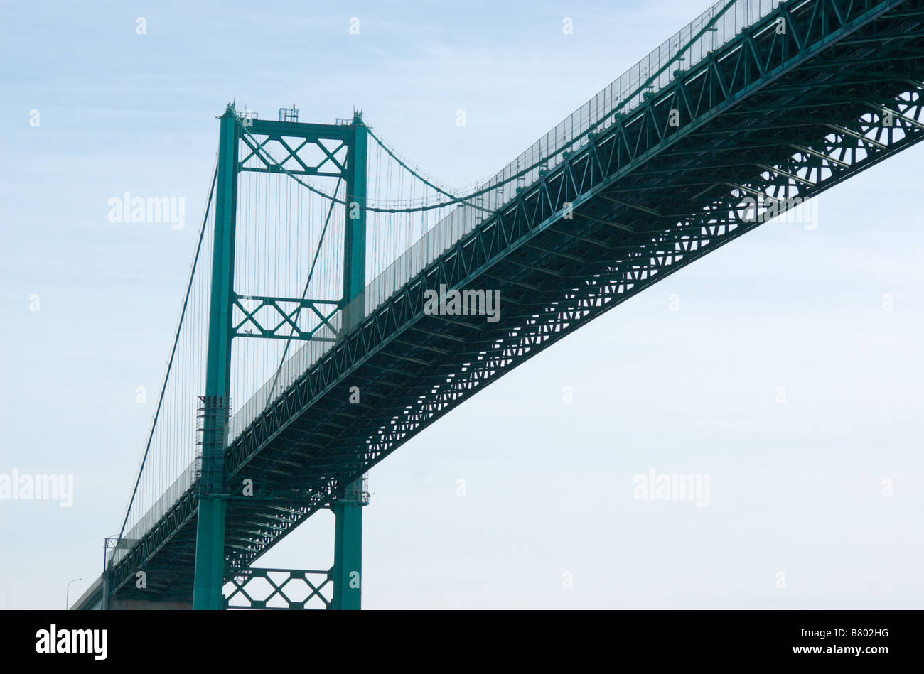 The Vincent Thomas Bridge Stock Photo - Alamy