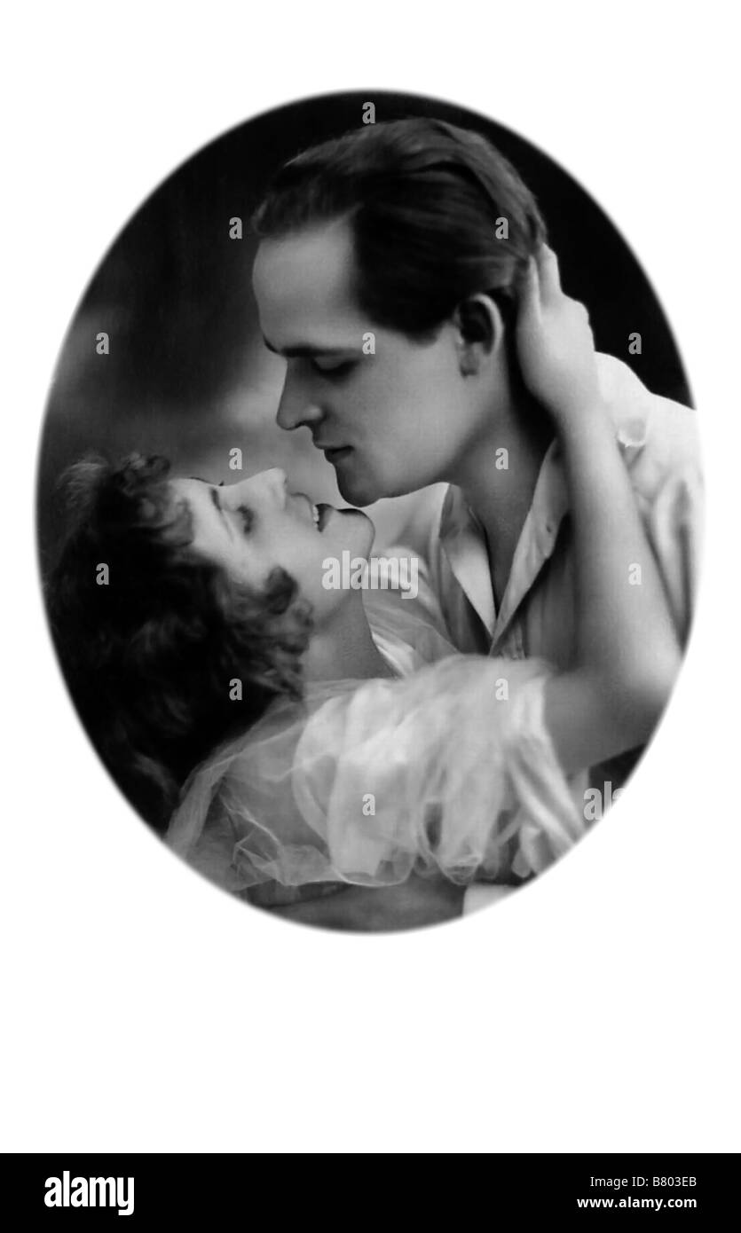 Postcard historical couple kiss woman hi-res stock photography and ...
