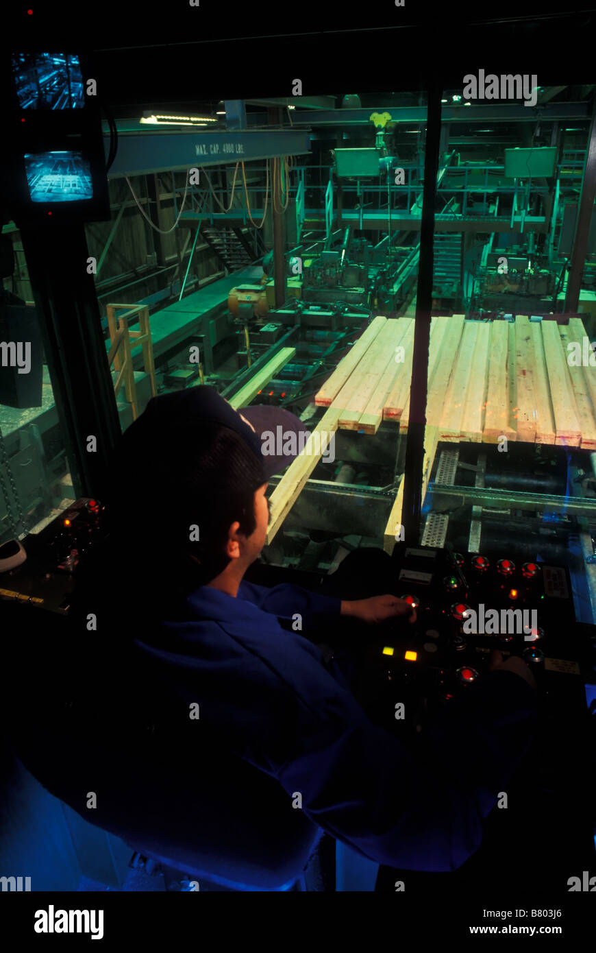 Sawmill operator hi-res stock photography and images - Alamy