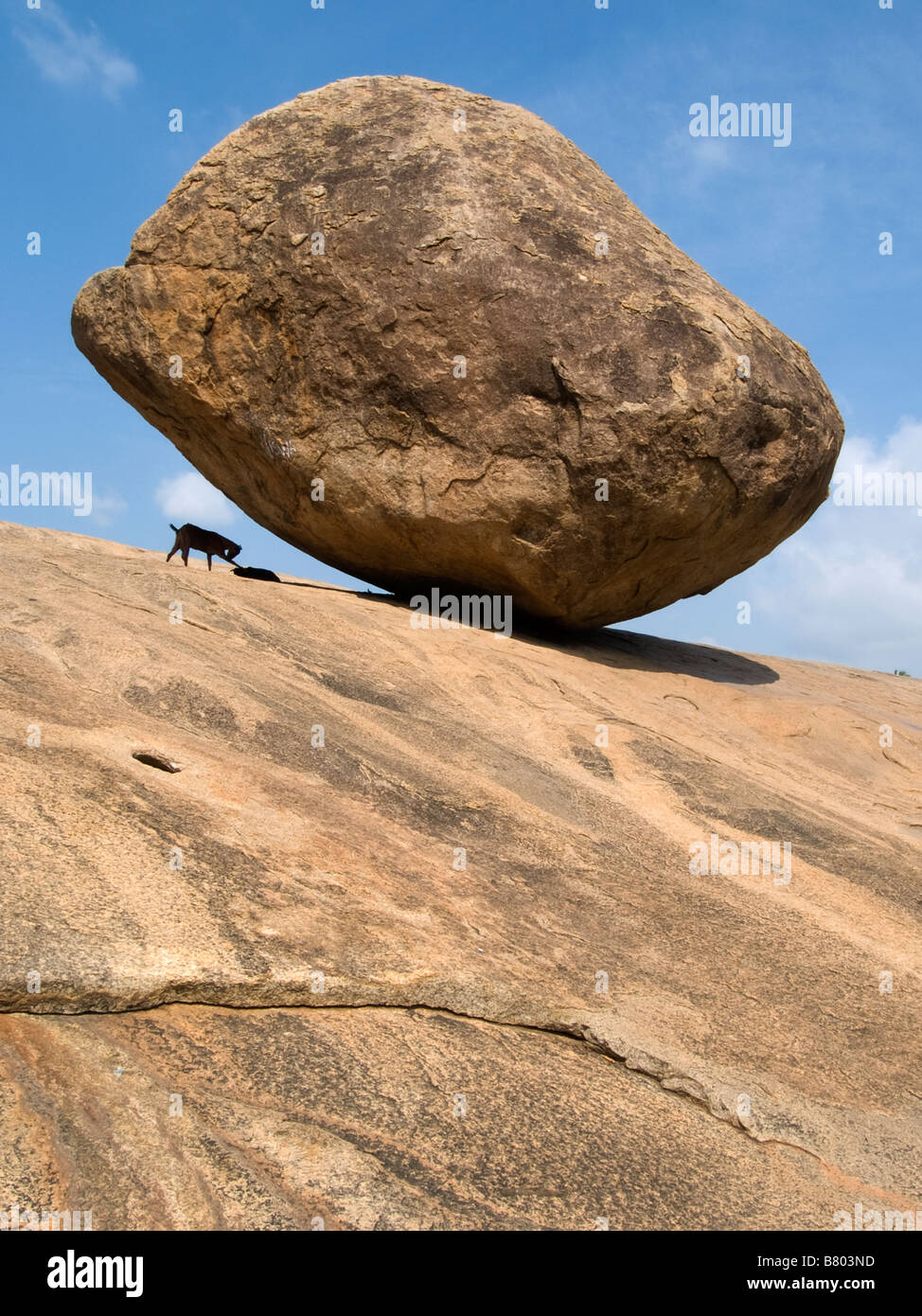 Natural Boulders On Slopes