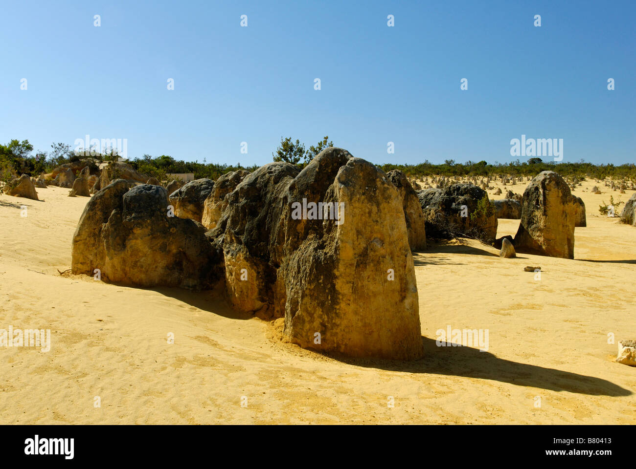 The Pinnacles Nambung National Park Western Australia limestone ...