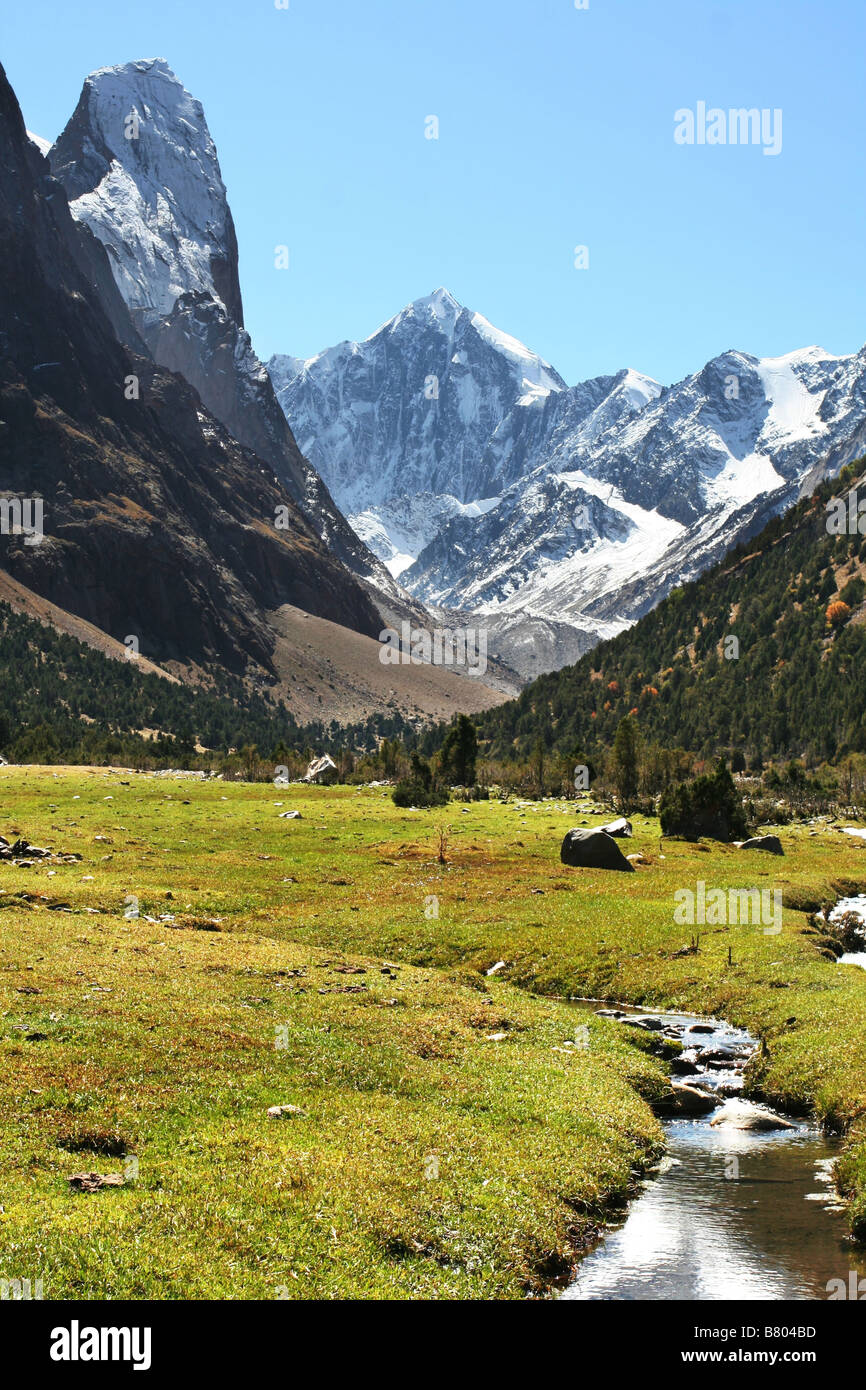 Beautiful mountains landscape Stock Photo - Alamy