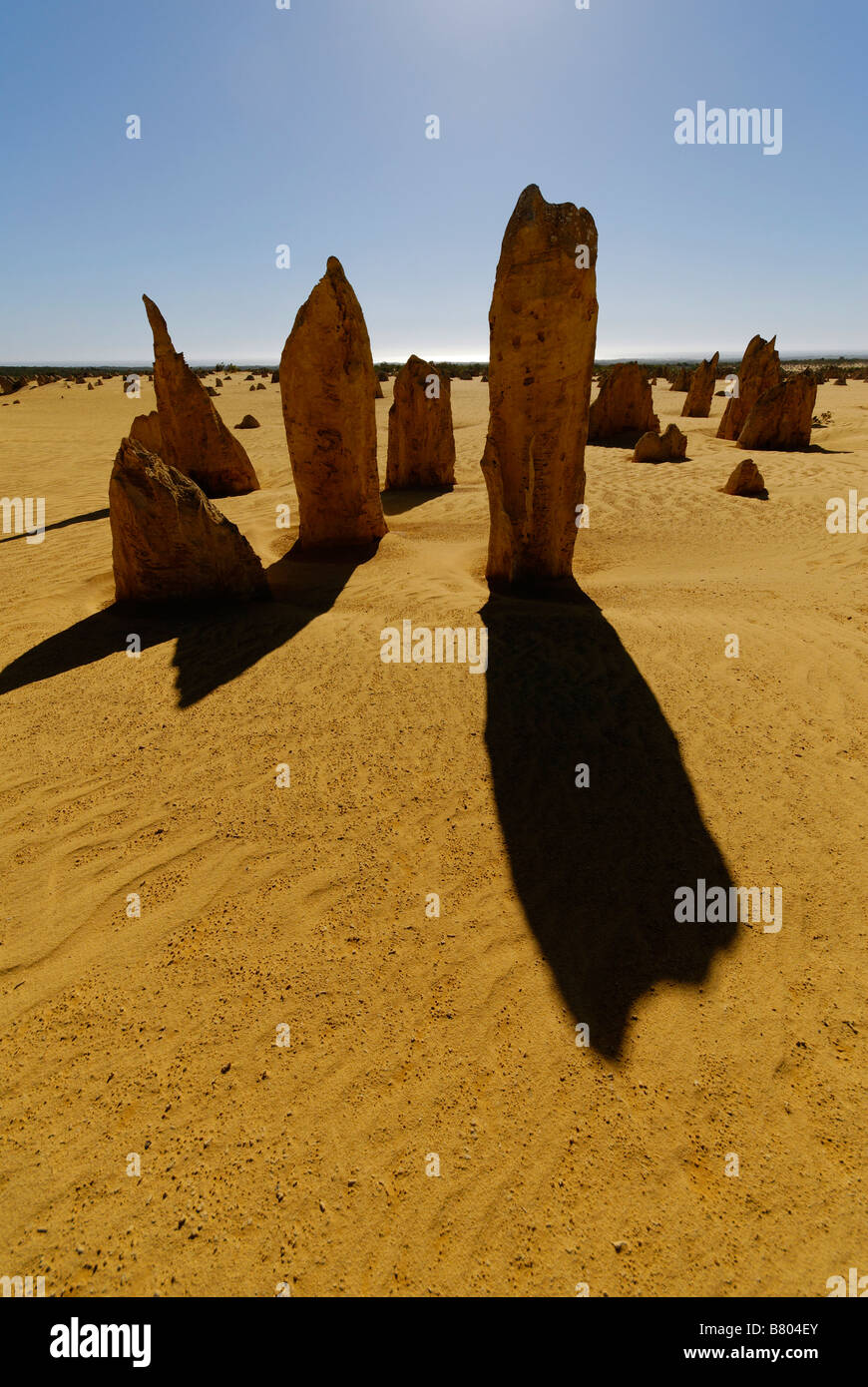 The Pinnacles Nambung National Park Western Australia limestone ...