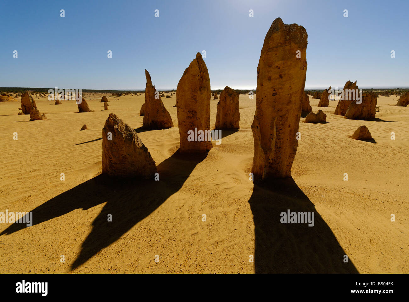 The Pinnacles Nambung National Park Western Australia limestone ...