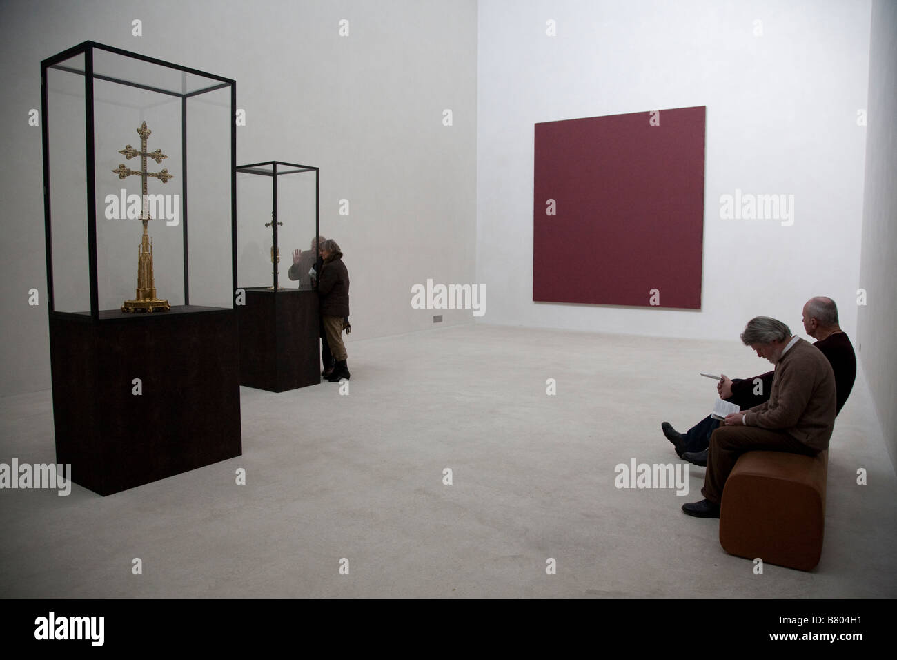 Phil Sims The cologne painting 2002 oil on canvas Reliquienkreuze 13th ...