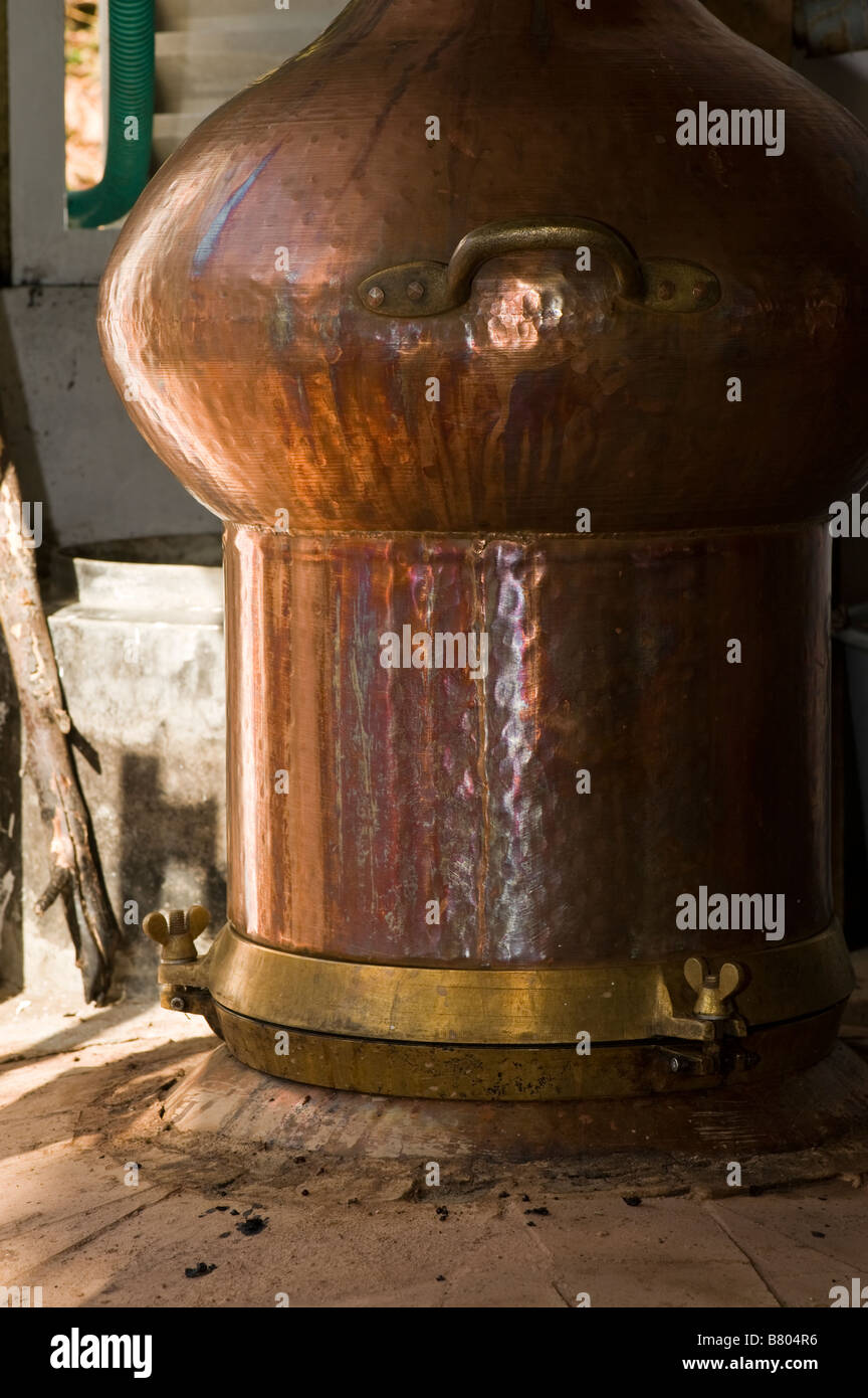 Process and apparatus for Souma (Tsipouro) distillation on Samos island ...