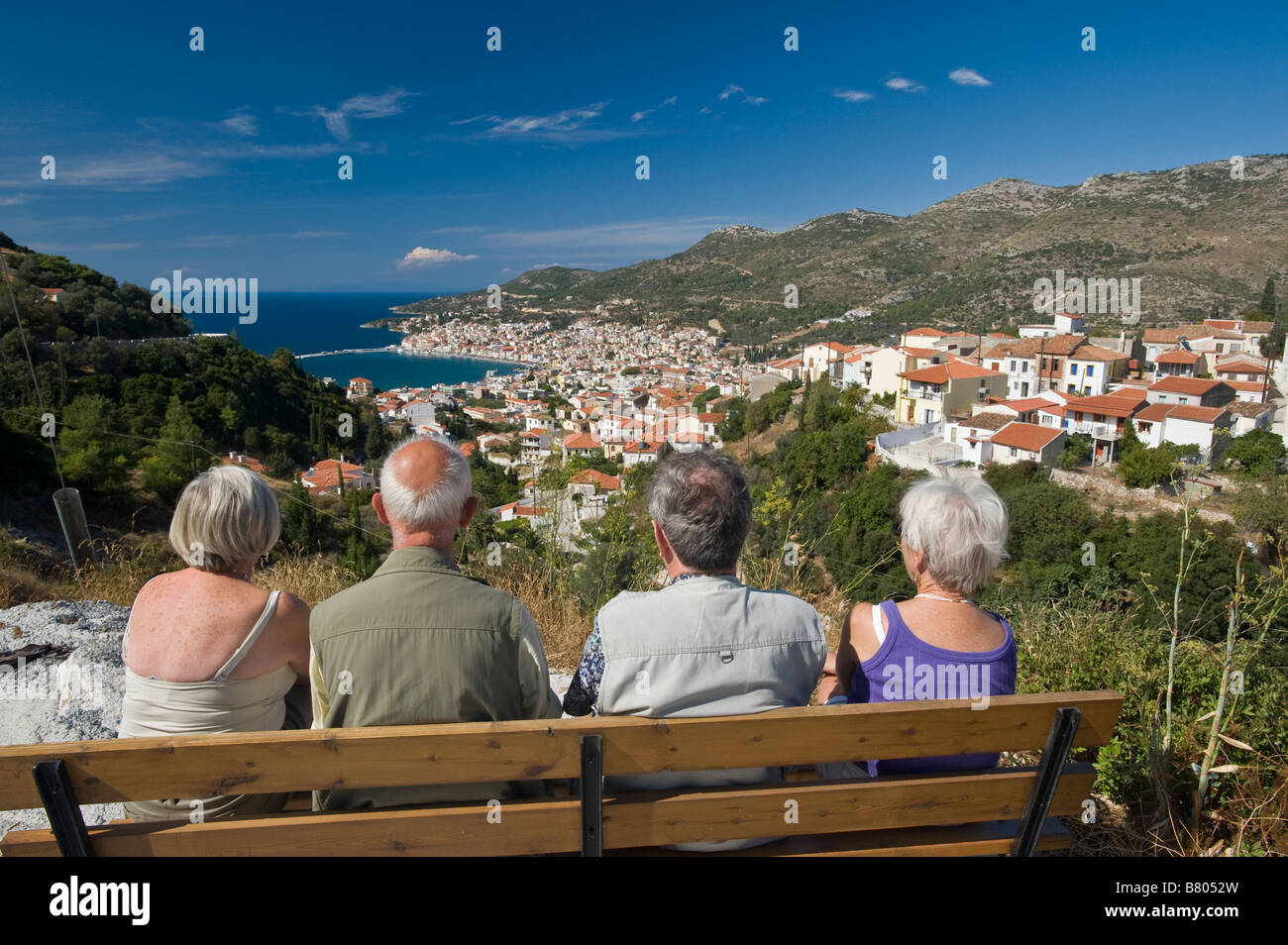 Vathy harbour hi-res stock photography and images - Alamy