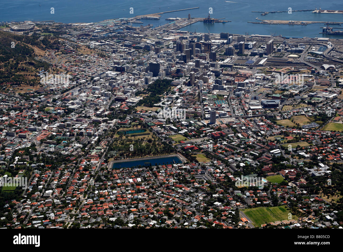 Aerial top view of south africa hi-res stock photography and images - Alamy