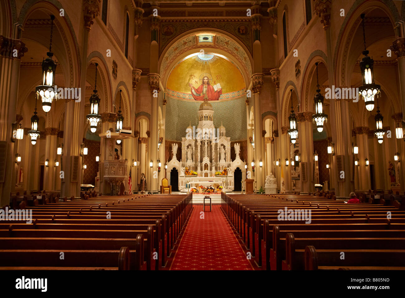 Interior catholic peter paul church hi-res stock photography and images ...