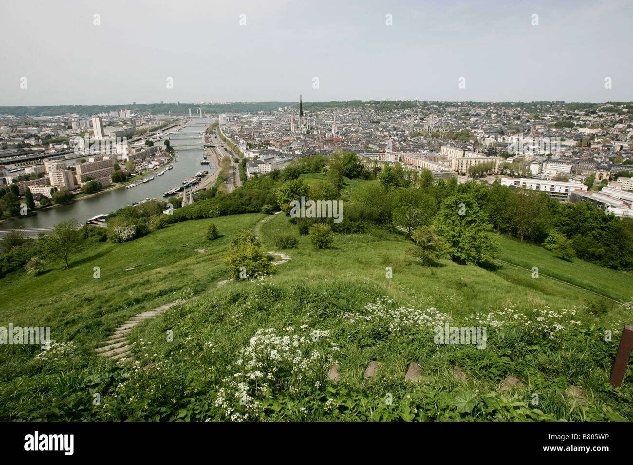 Aerial View Of Rouen High Resolution Stock Photography and Images - Alamy