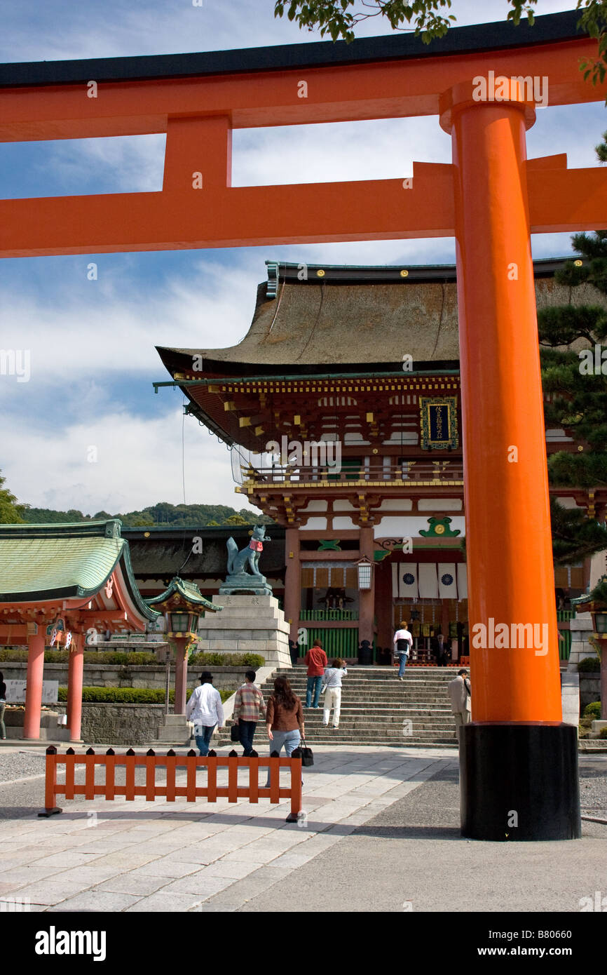 Head shrine of Inari located in Fushimi ku Kyoto Japan Stock Photo - Alamy
