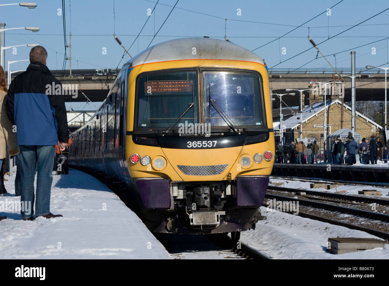 First Capital Connect Commuter Train at Huntingdon Station Stock Photo ...