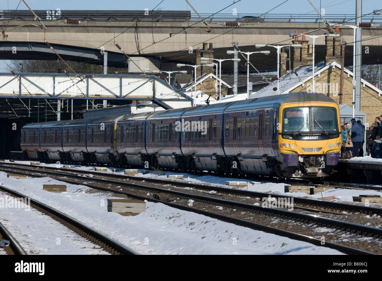 First Capital Connect Commuter Train at Huntingdon Station Stock Photo ...