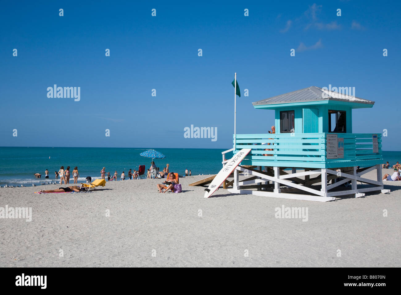 Venice Beach on the Gulf of Mexico in Venice Florida Stock Photo - Alamy