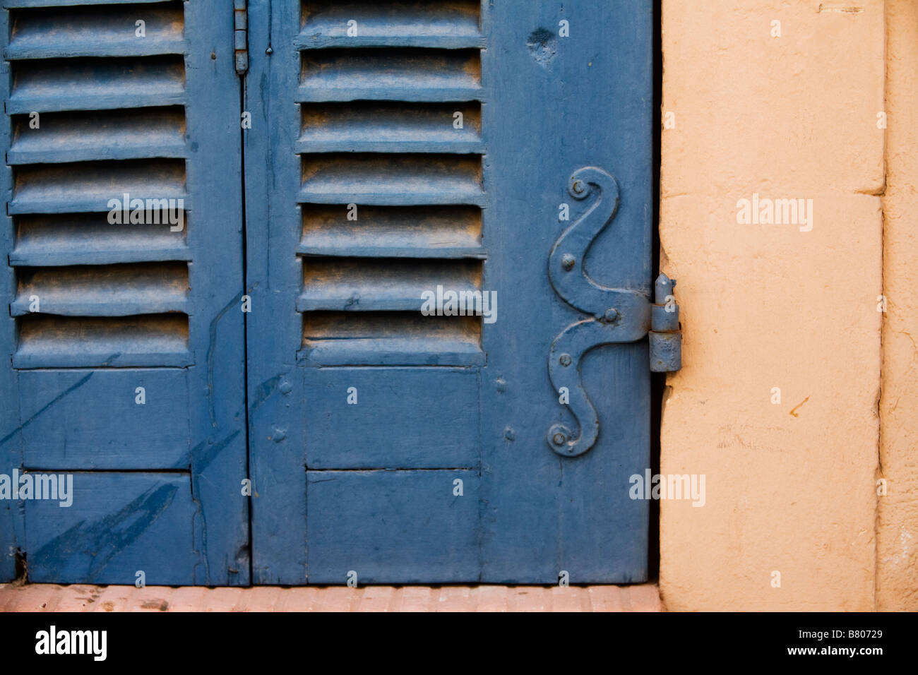 Wooden window shutter france hi-res stock photography and images - Alamy