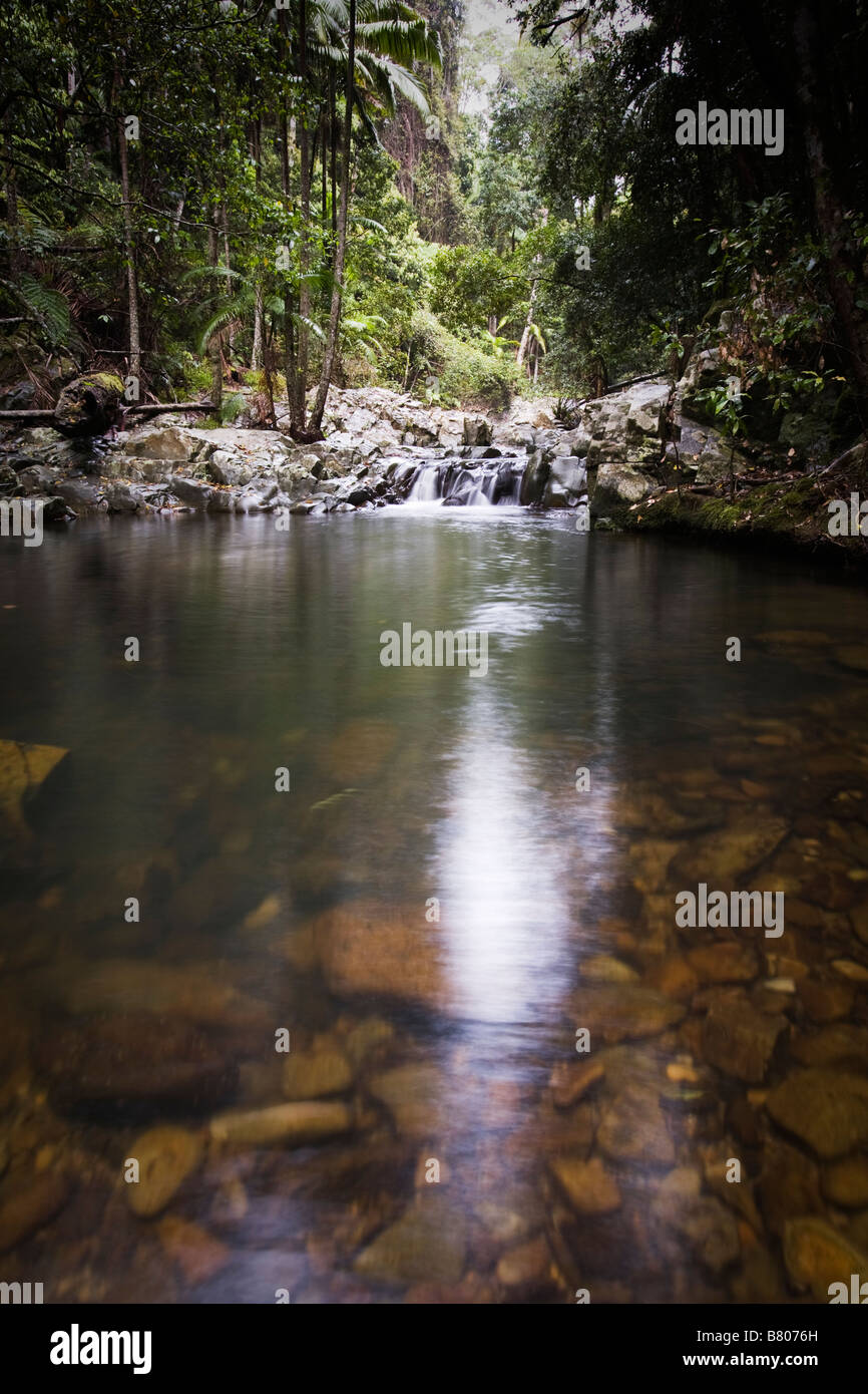 The Rock pools of Currumbin river Springbrook national park Gold Coast ...