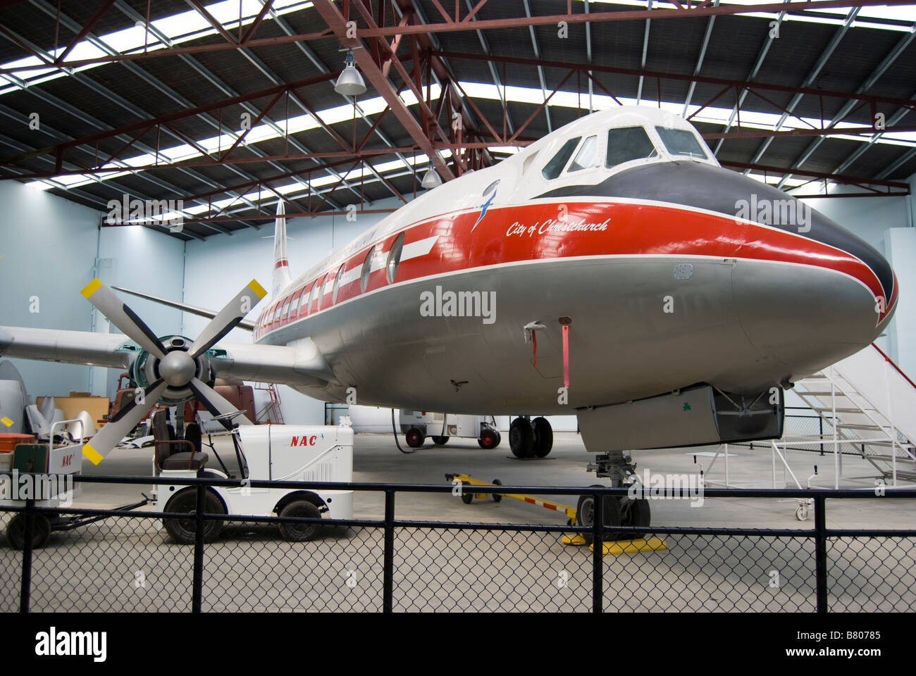 N.A.C Vickers Viscount V807 Aircraft, Ferrymead Heritage Park ...