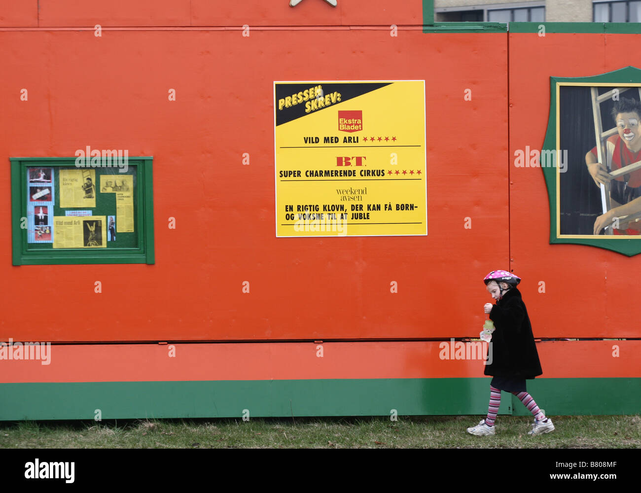 At a small circus in a village in Denmark Stock Photo - Alamy