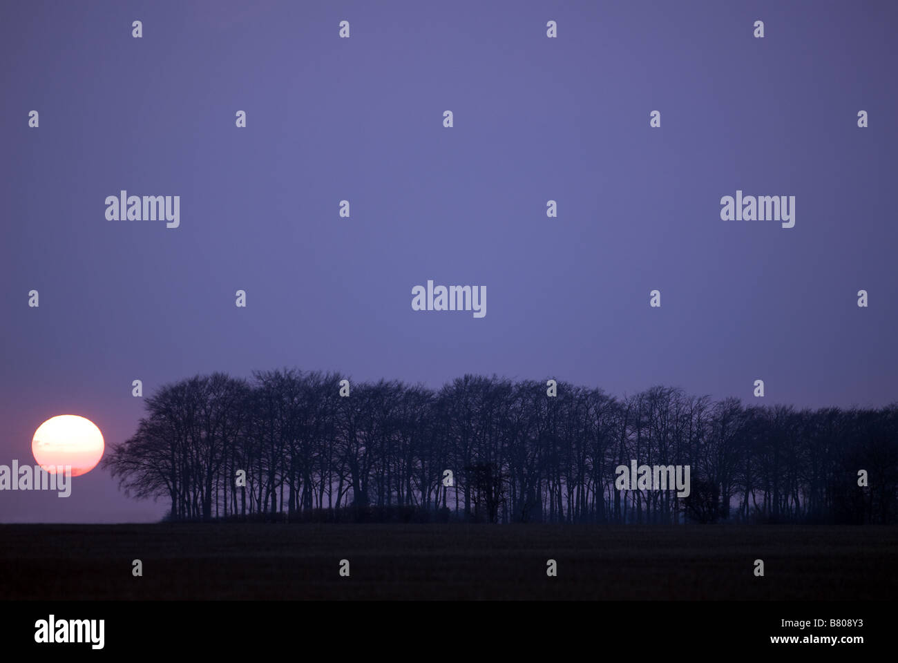 Sunset uk winter hi-res stock photography and images - Alamy