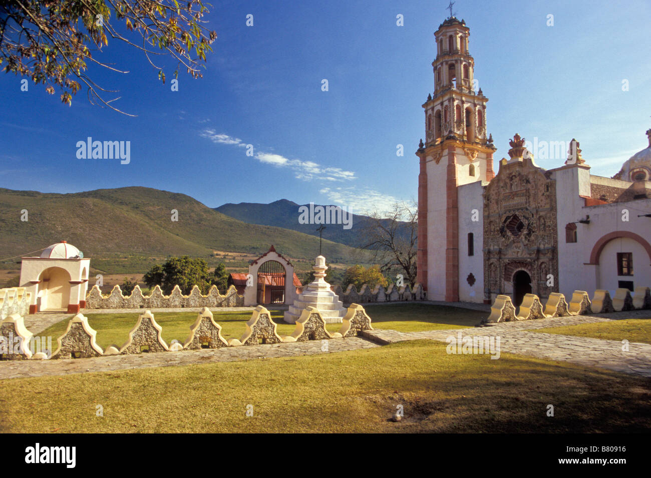 Mission Tilaco, completed in 1762 and located in Tilaco Queretaro ...