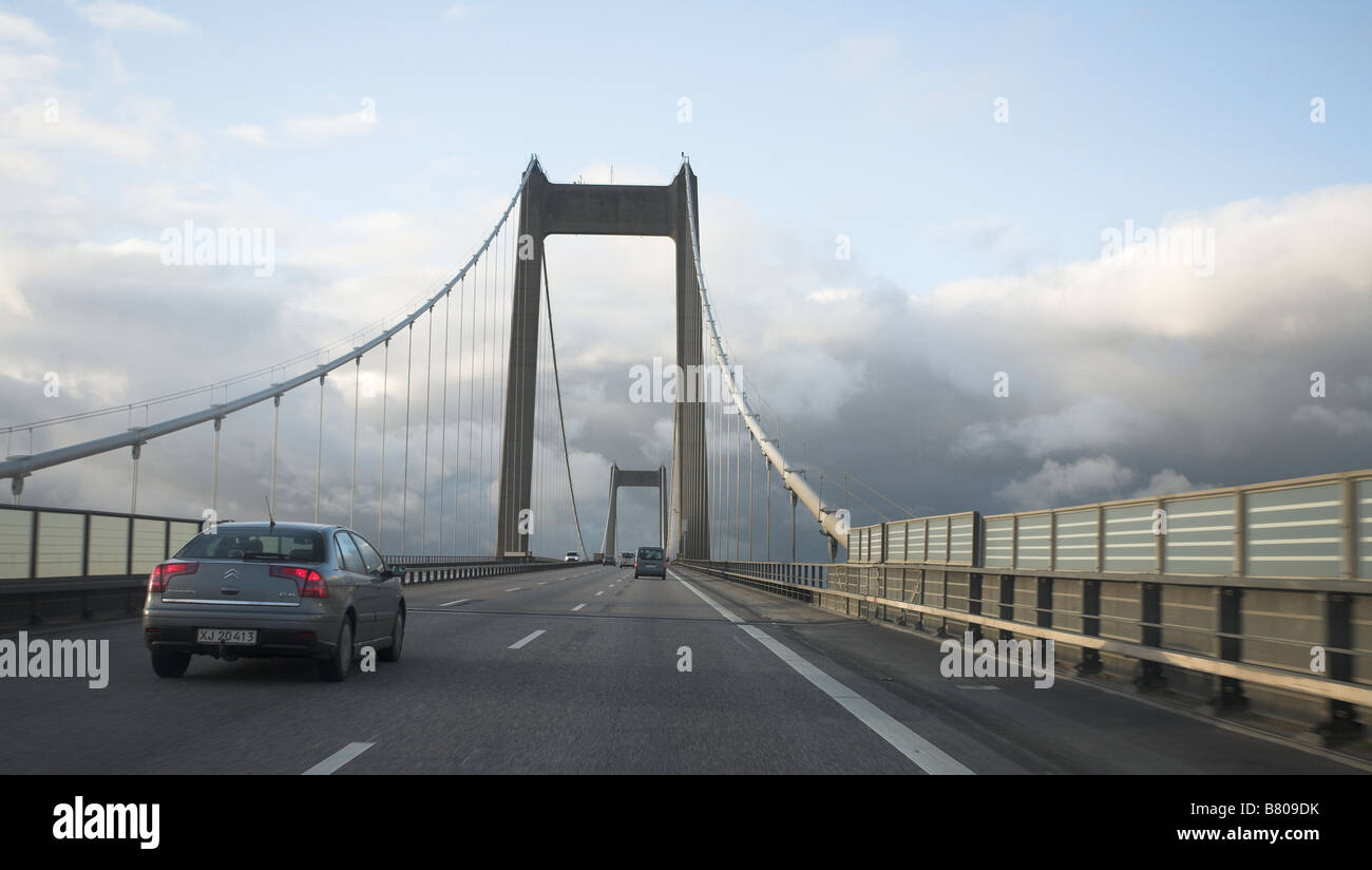 Bridge in Denmark between seeland and fyn Stock Photo - Alamy