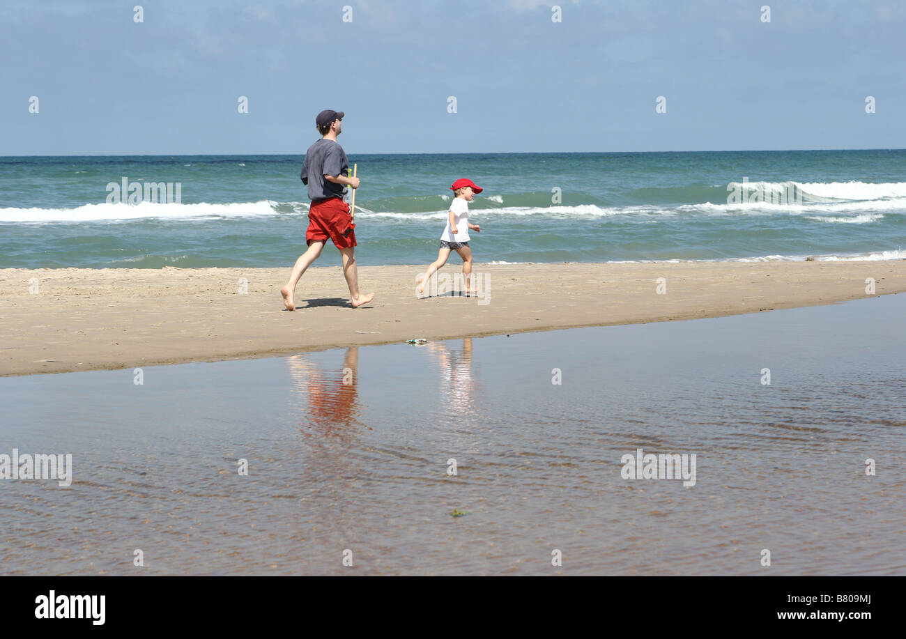 on the beach in Denmark (west coast in Loekken Stock Photo - Alamy