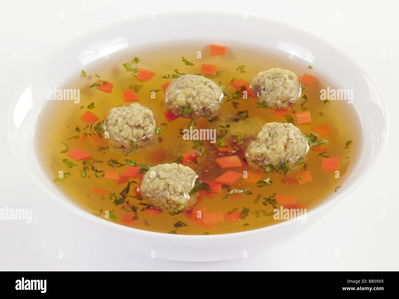 Chicken bouillon broth clear soup hi-res stock photography and images ...