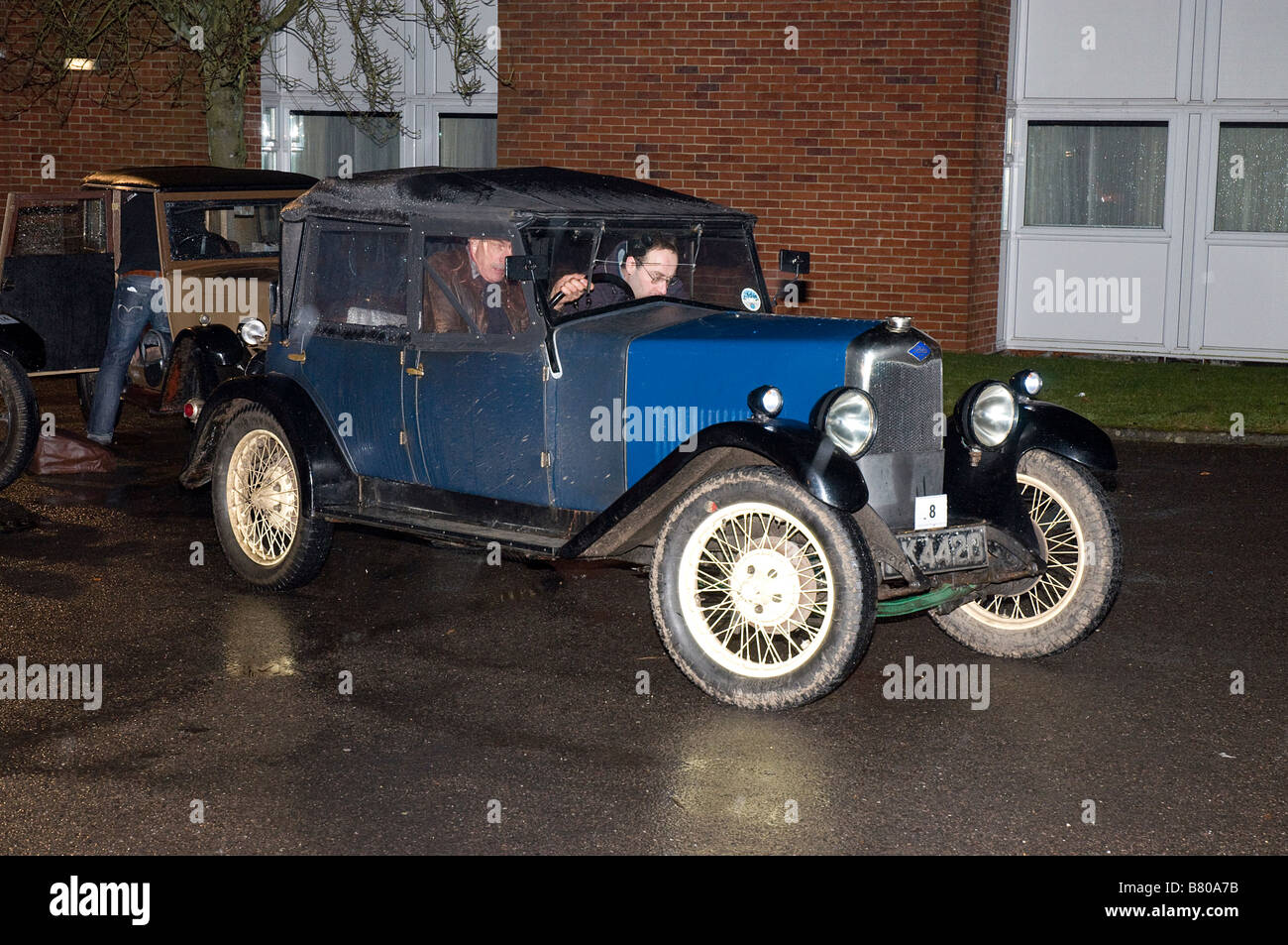VSCC Measham Overnight Rally January 2009 1928 Riley MK3 4 seater ...