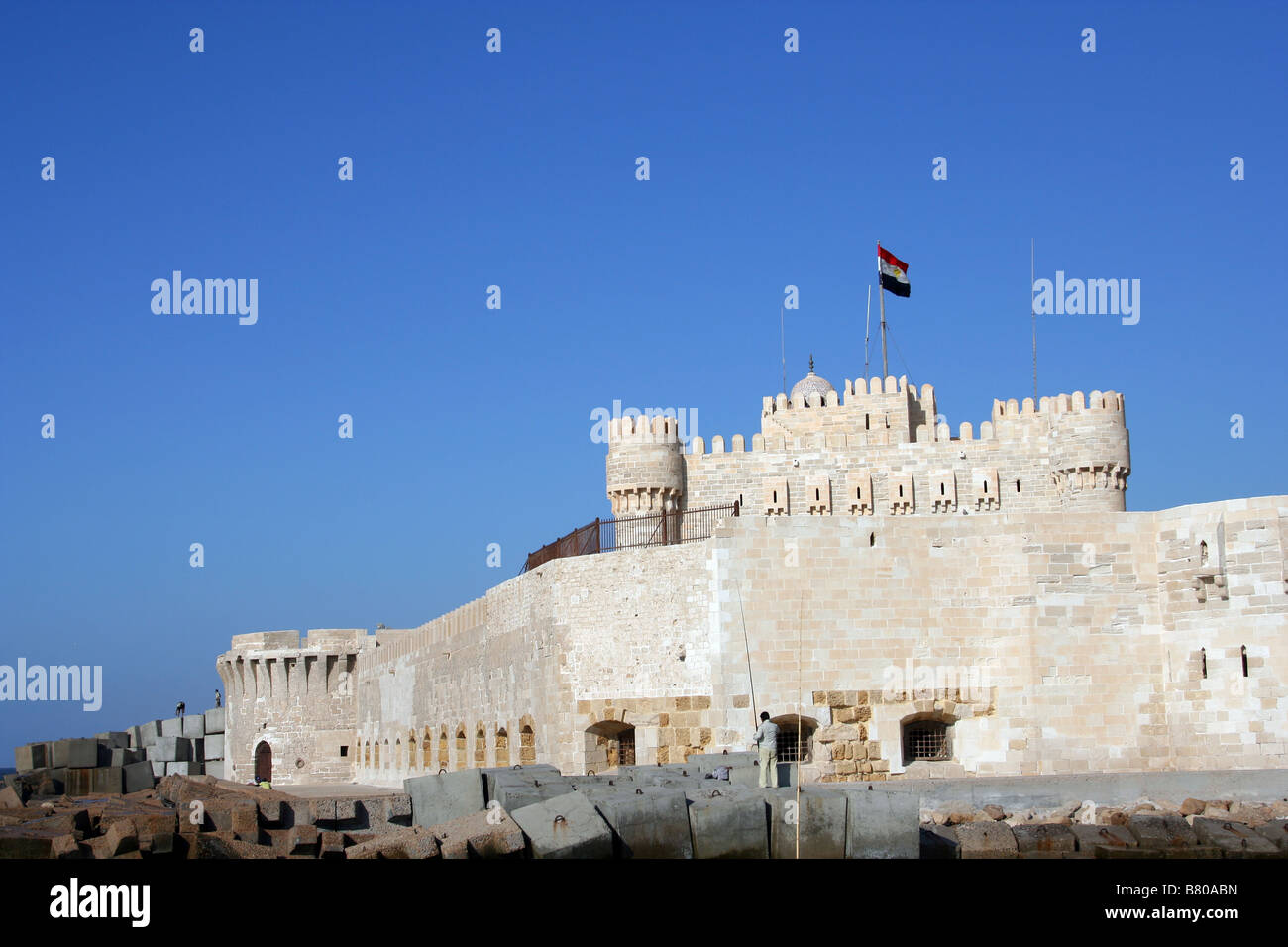 Qaitbey fort, Alexandria , Egypt Stock Photo - Alamy