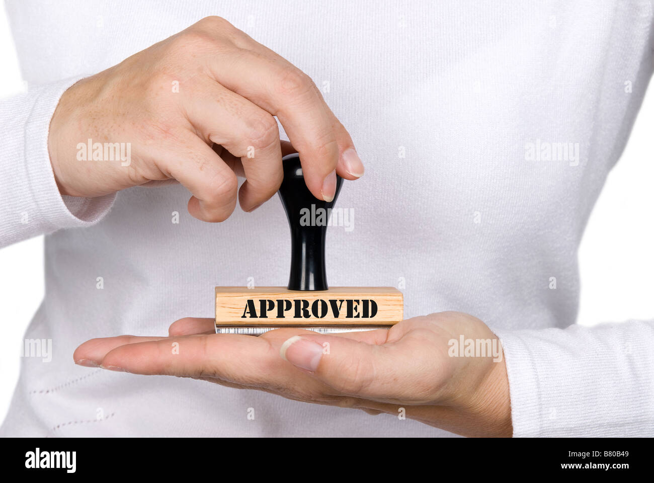 Approval stamp hi-res stock photography and images - Alamy