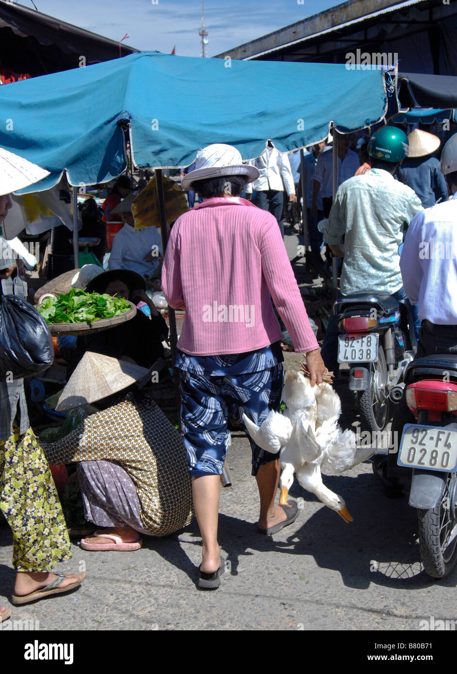 Local market day, Hoi An, Vietnam Stock Photo - Alamy