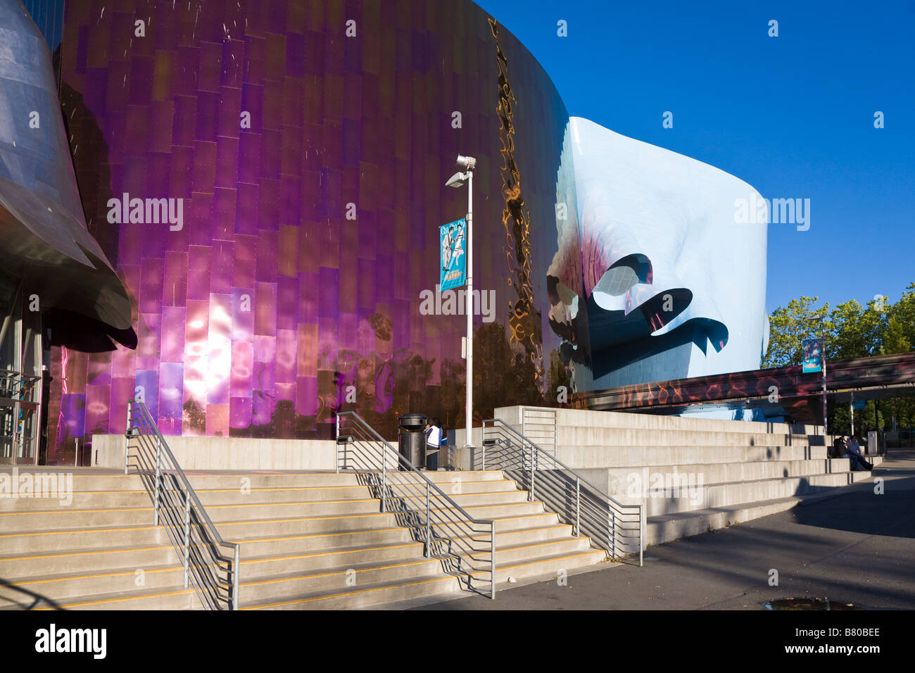 Unique architecture of Experience Music Project at Seattle Center in ...
