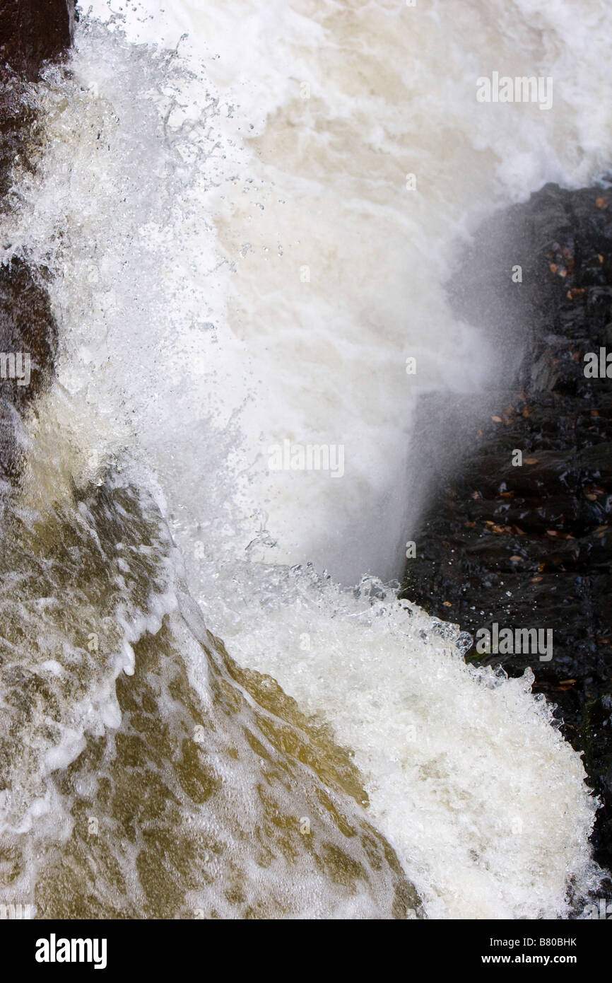 Water rapids at a waterfall in New York October 6 2008 Stock Photo - Alamy
