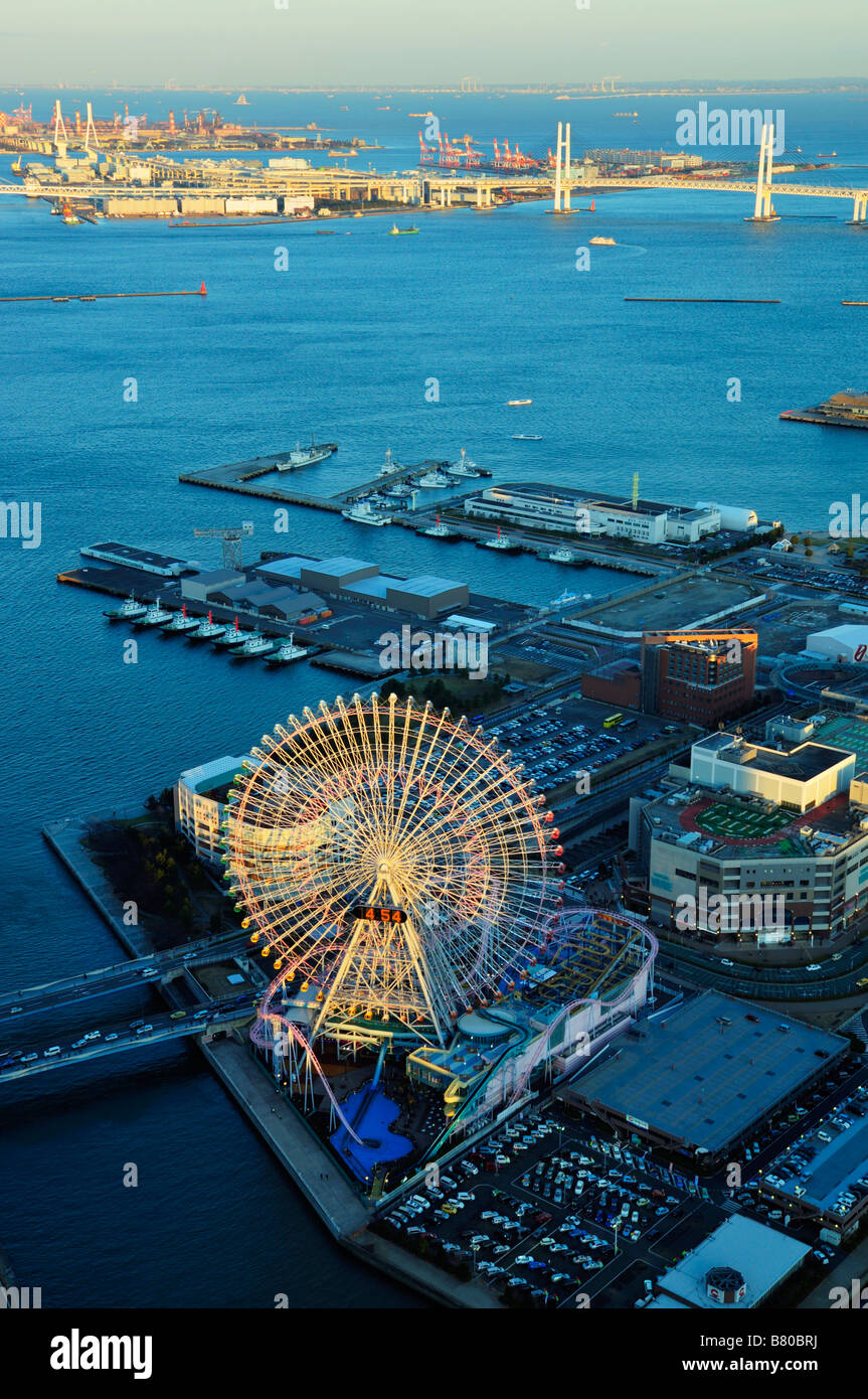 Yokohama Minato Mirai 21 Aerial Stock Photo - Alamy
