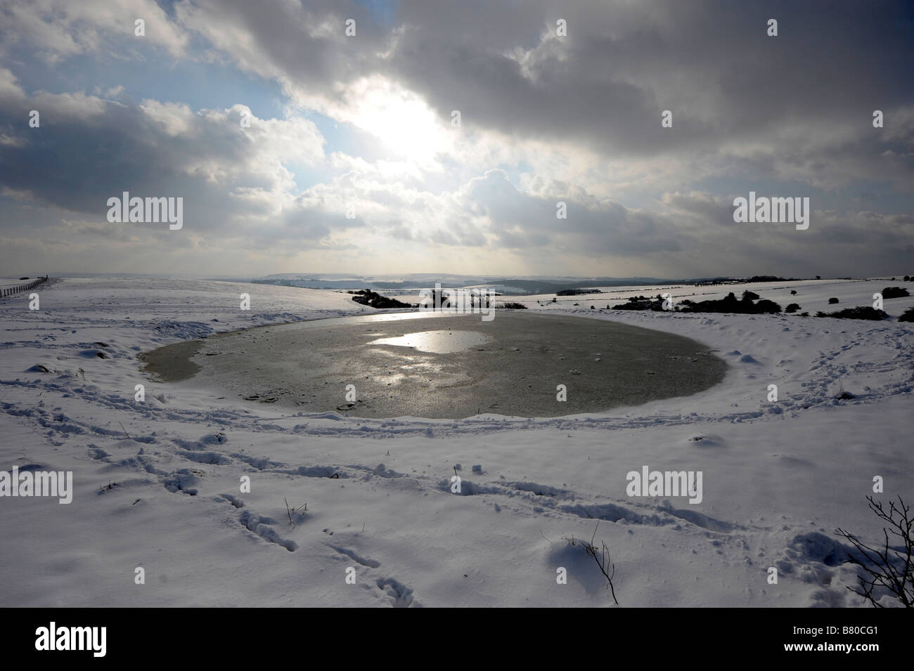 Ditchling beacon dew pond hi-res stock photography and images - Alamy