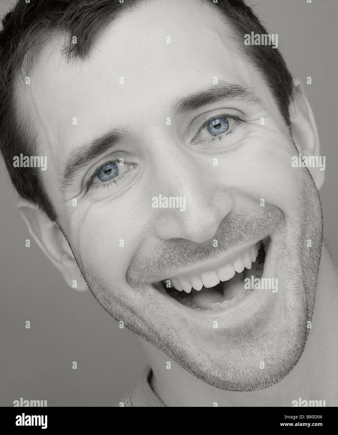 Big teeth smile laugh hi-res stock photography and images - Alamy