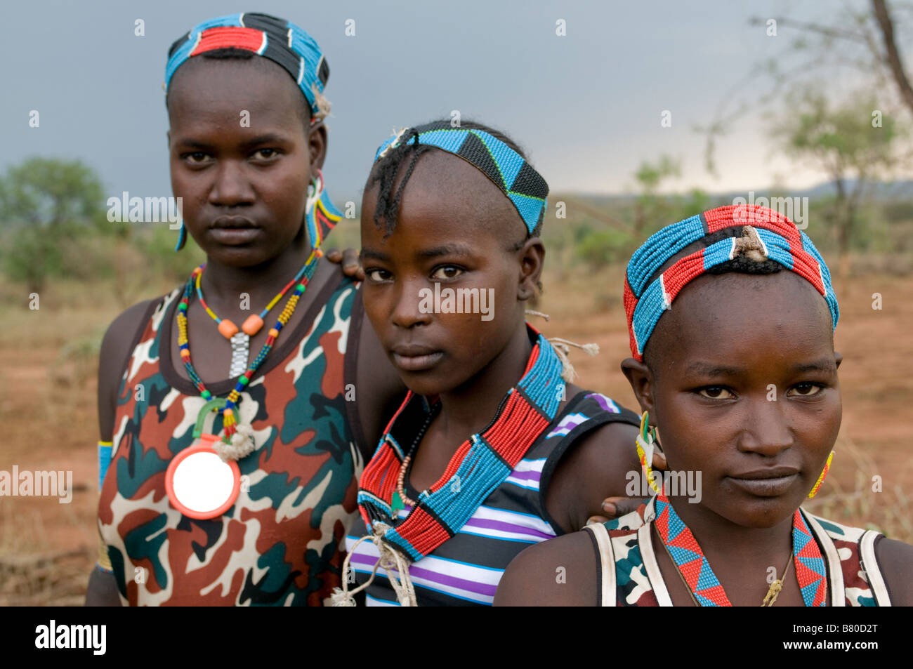 the jumping of the bull ceremony Ethiopia Africa Stock Photo - Alamy