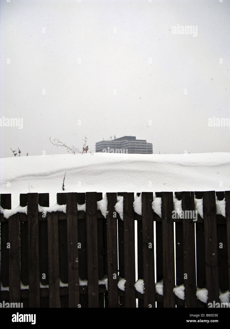 Charing Cross Hospital in Snow Stock Photo - Alamy
