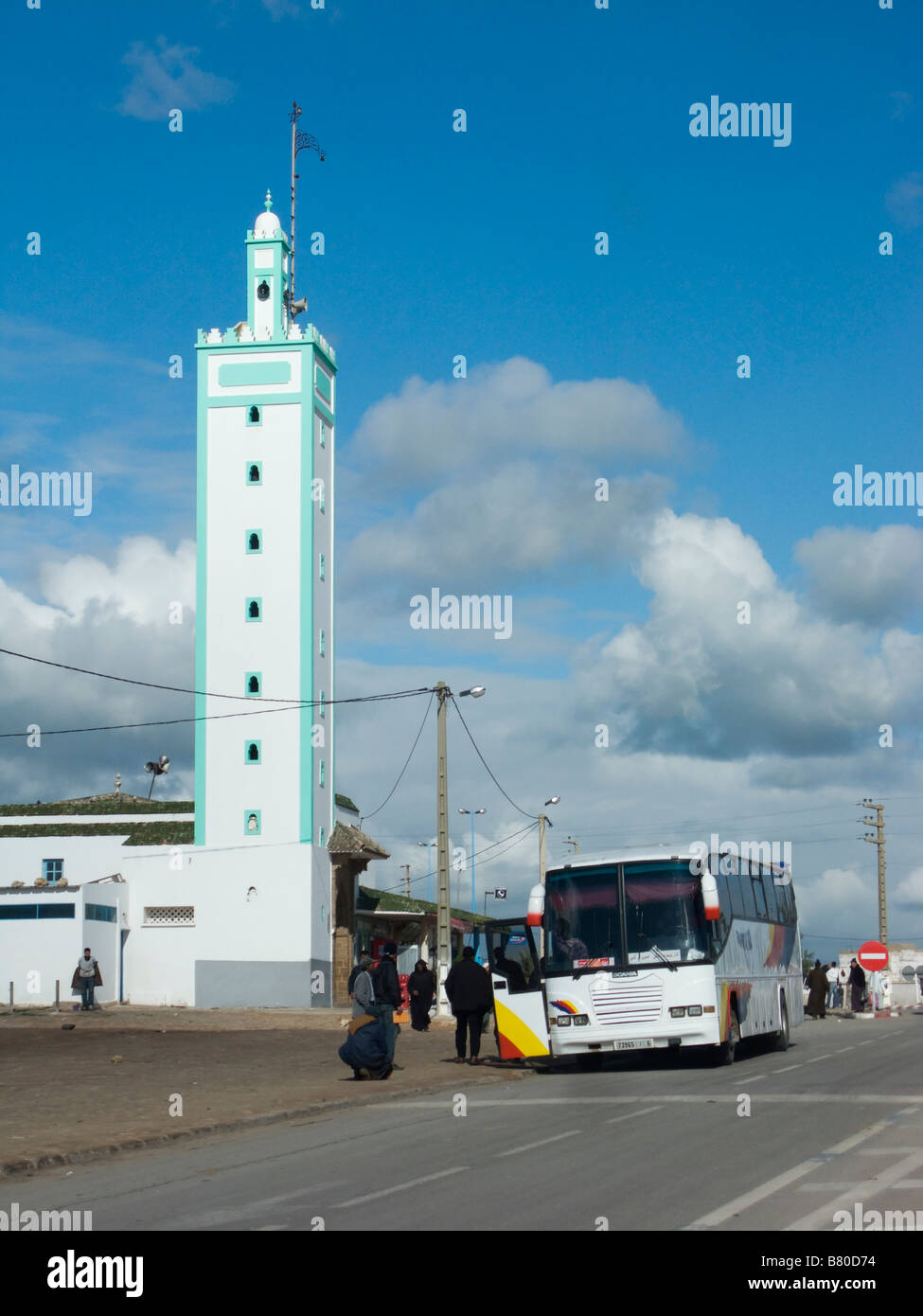 Bus in Morocco Stock Photo - Alamy