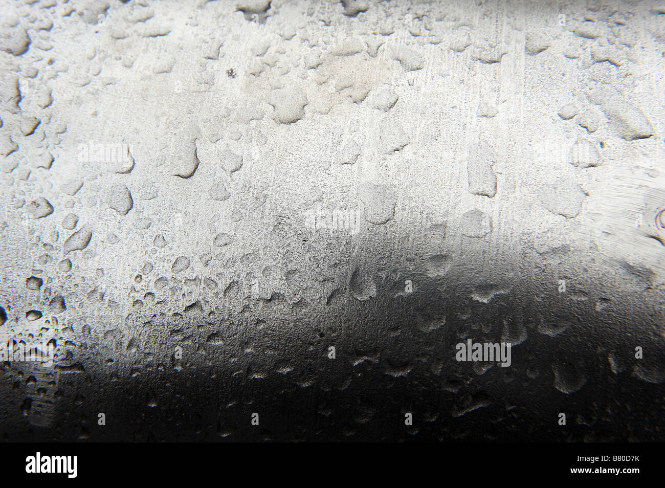 Rain on Steel Stock Photo - Alamy