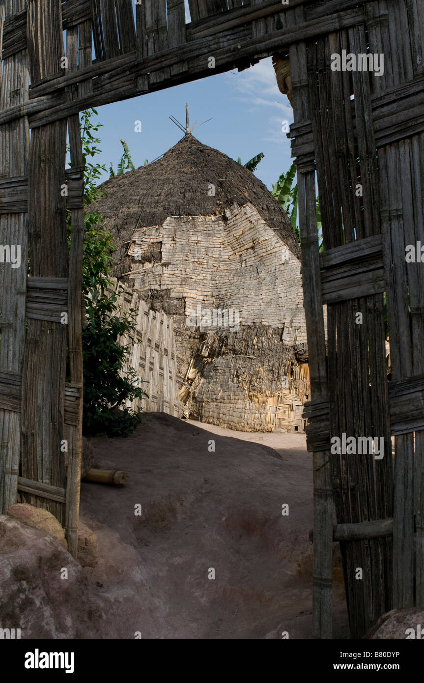 Traditional hut from the Dorze tribe Omovalley Ethiopia Africa Stock ...