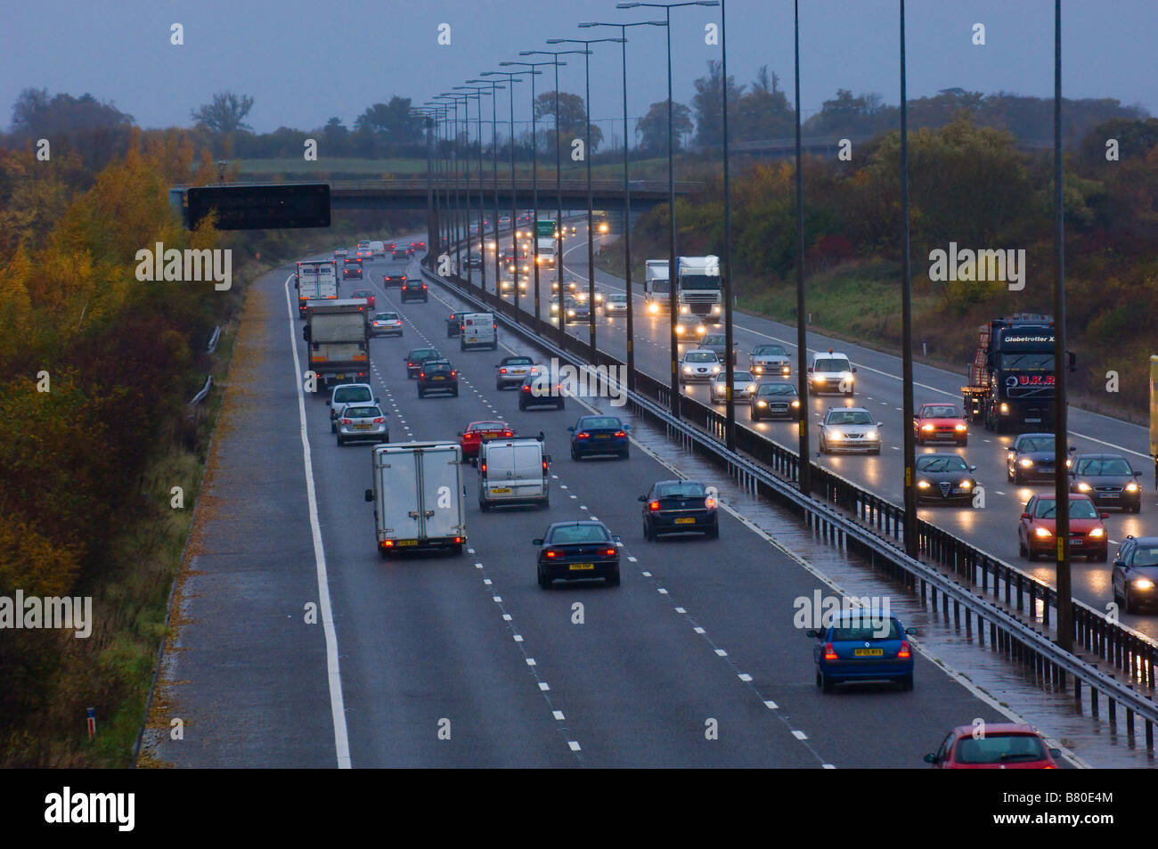 M5 motorway Worcestershire United Kingdom Europe Stock Photo - Alamy