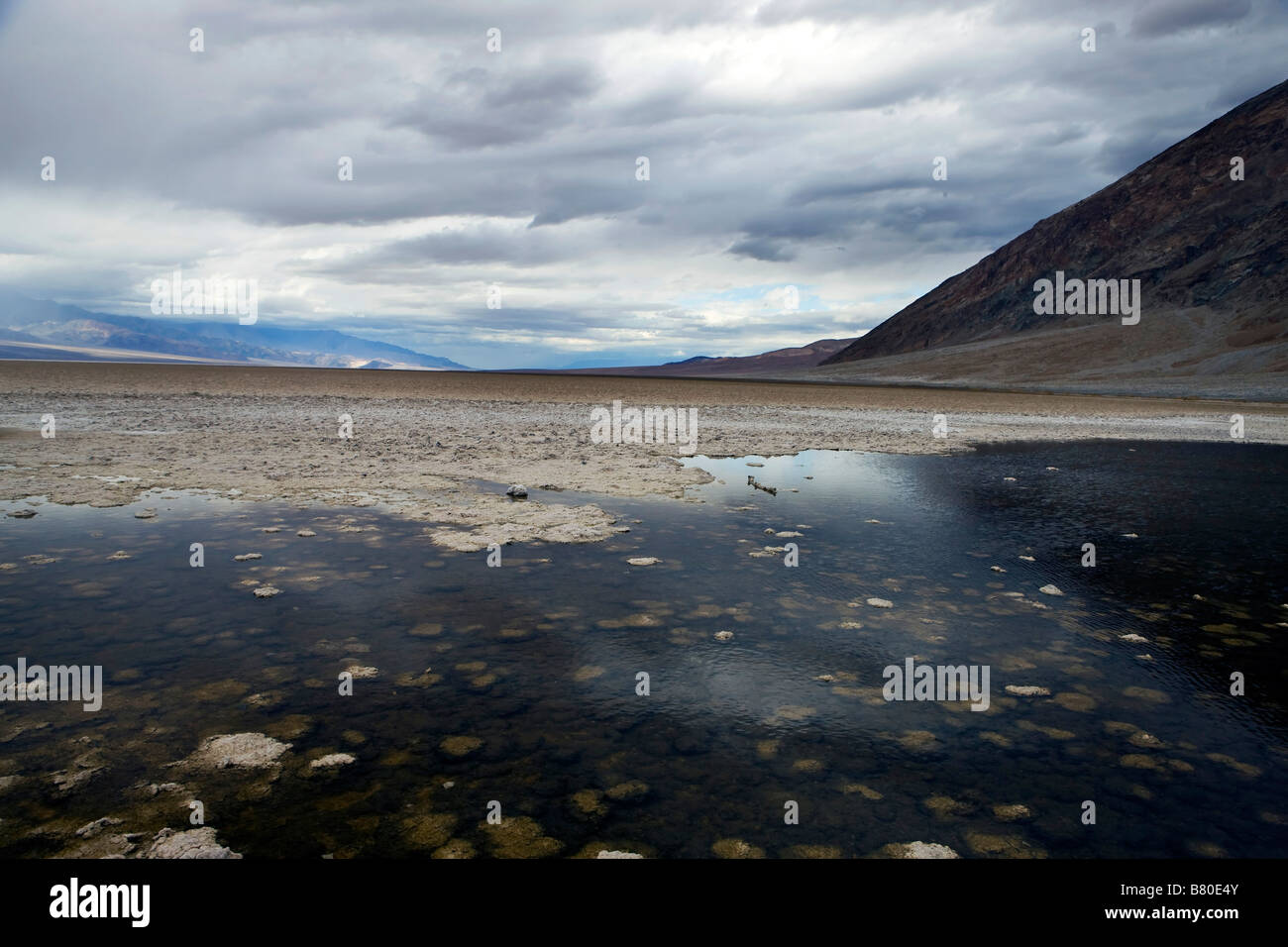 Badwater Basin the lowest point in America at 282 feet below sea level ...